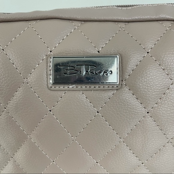 Bella Russo | Bags | Bella Russo Blush Pink Faux Leather Quilted ...